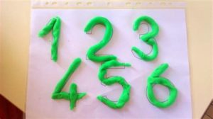 Chiffres en pâte à modeler | Blog de l'école Arc-en-Ciel de Villebois ...